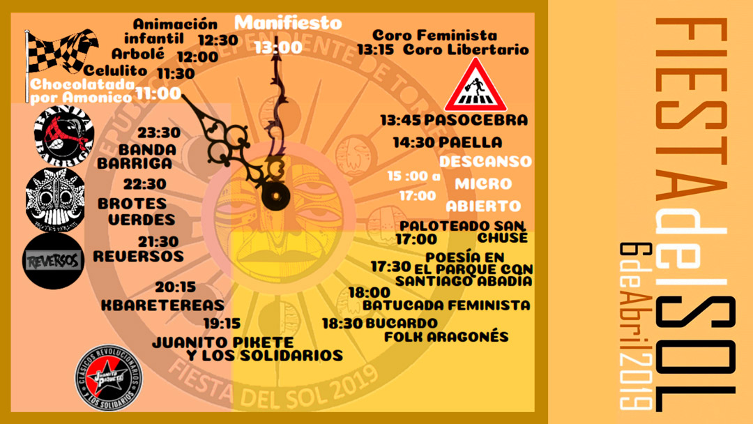 El 6 de abril se celebra la Fiesta del Sol 2019 - Vecinos La Paz