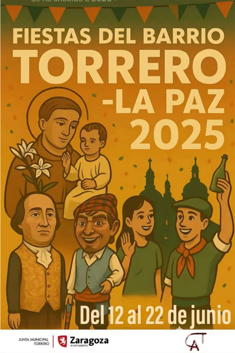 Fiestas de Torrero 2025: del 12 al 22 de junio - Vecinos La Paz